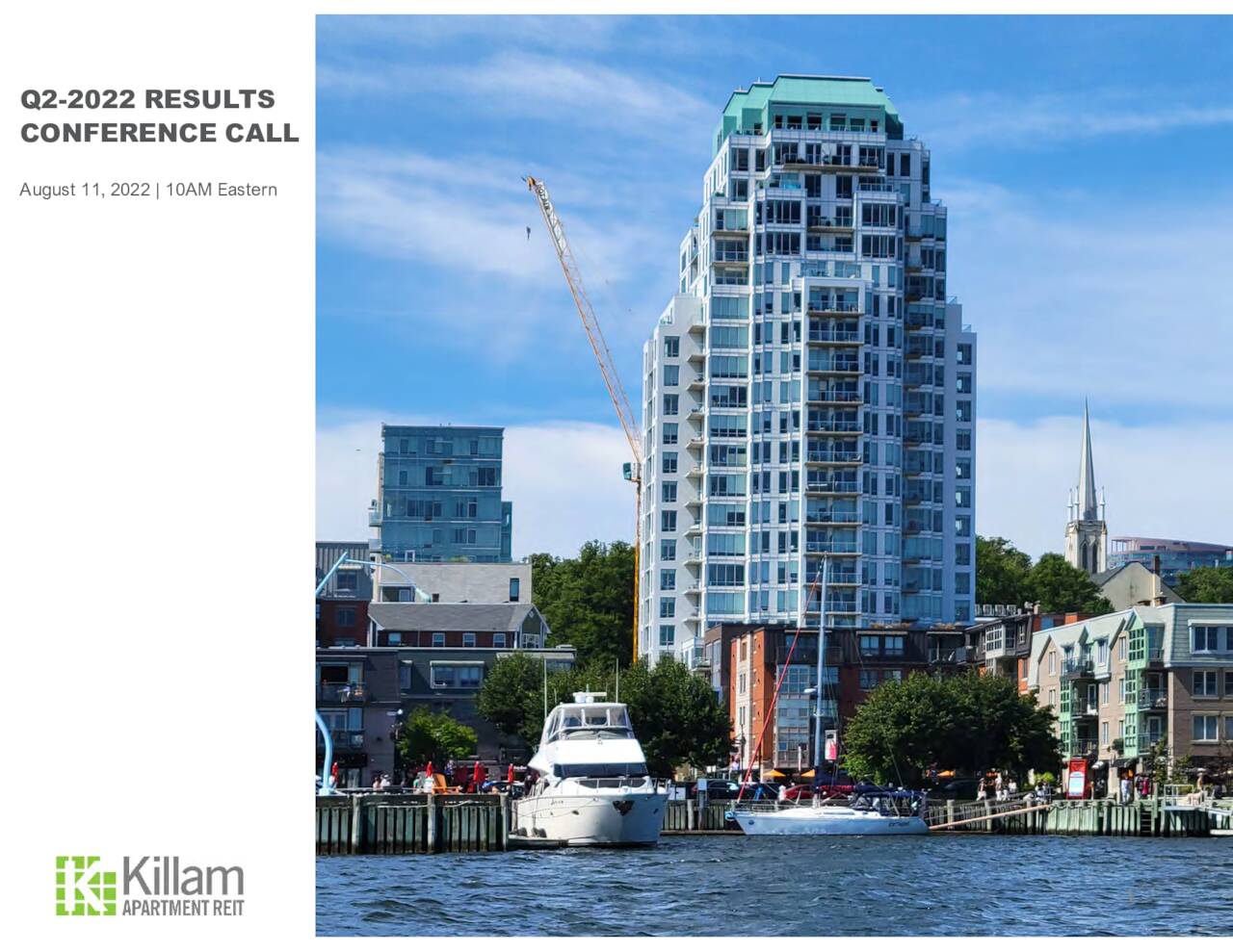 Killam Apartment REIT 2022 Q2 - Results - Earnings Call Presentation ...