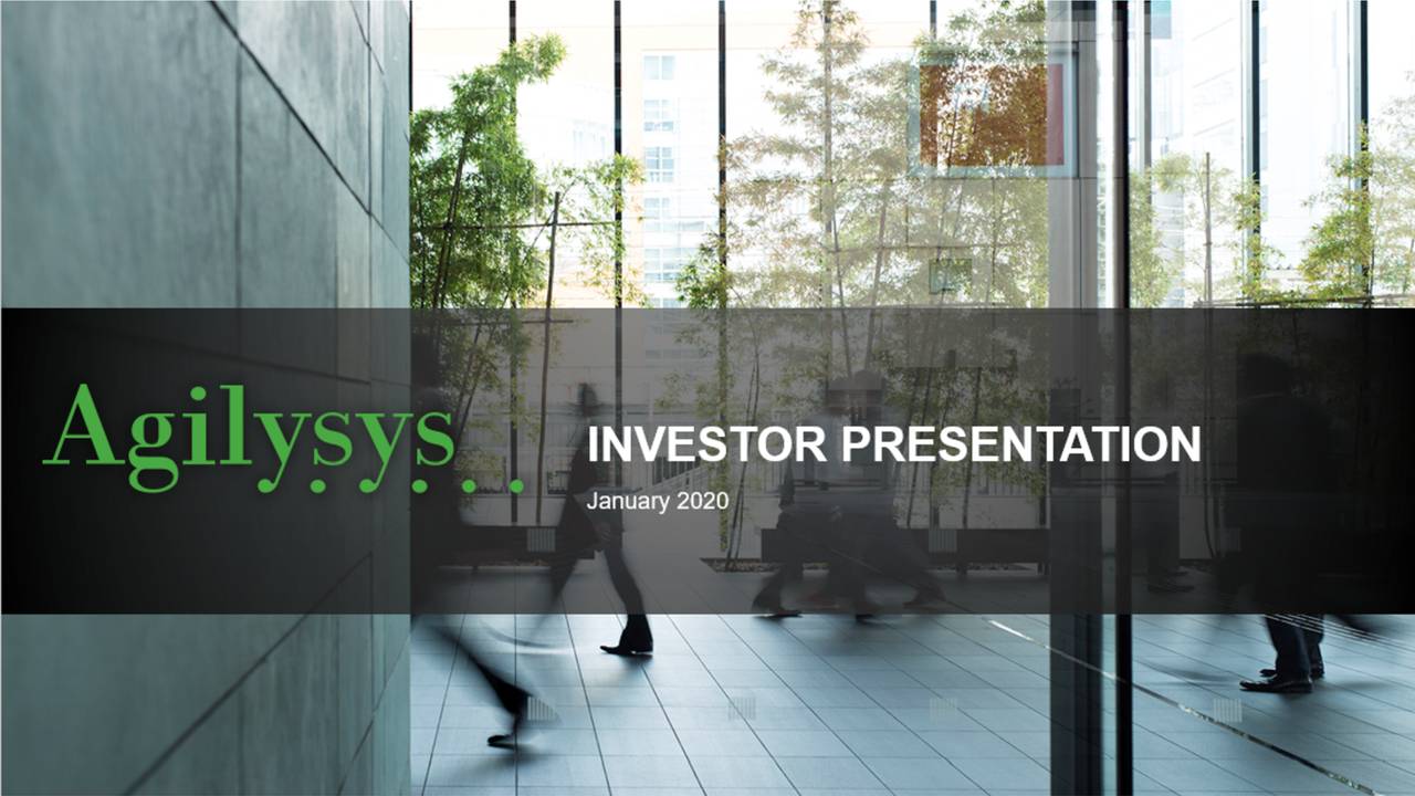 Agilysys (AGYS) Investor Presentation - Slideshow (NASDAQ:AGYS ...