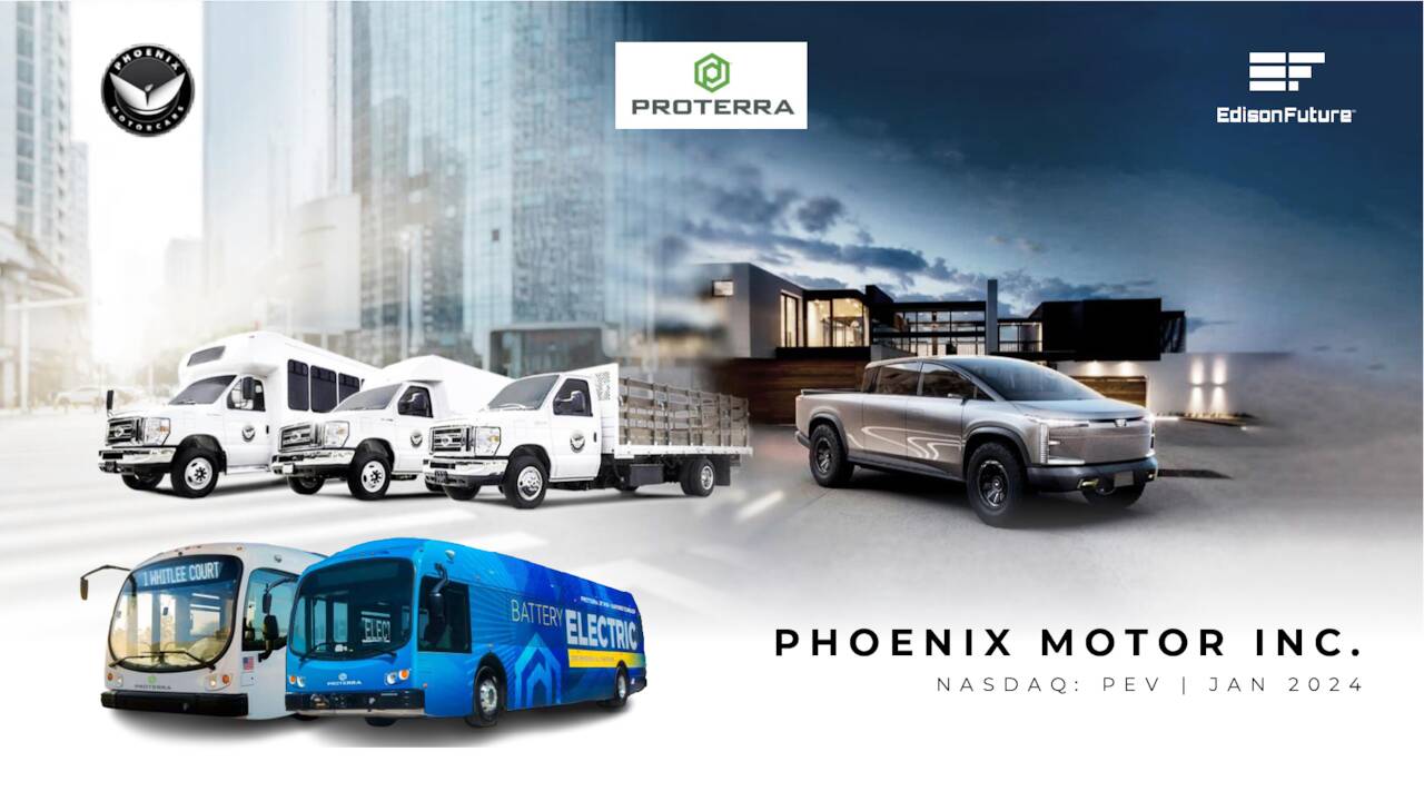 Phoenix - Proterra Transit Acquisition Presentation (OTCMKTS:PEVM ...