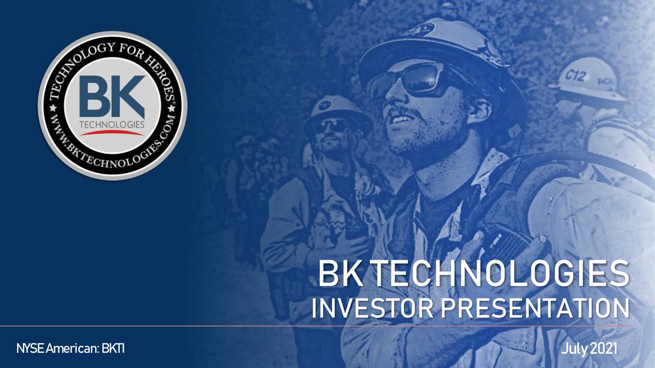 BK Technologies (BKTI) Investor Presentation - Slideshow (NYSE:BKTI ...