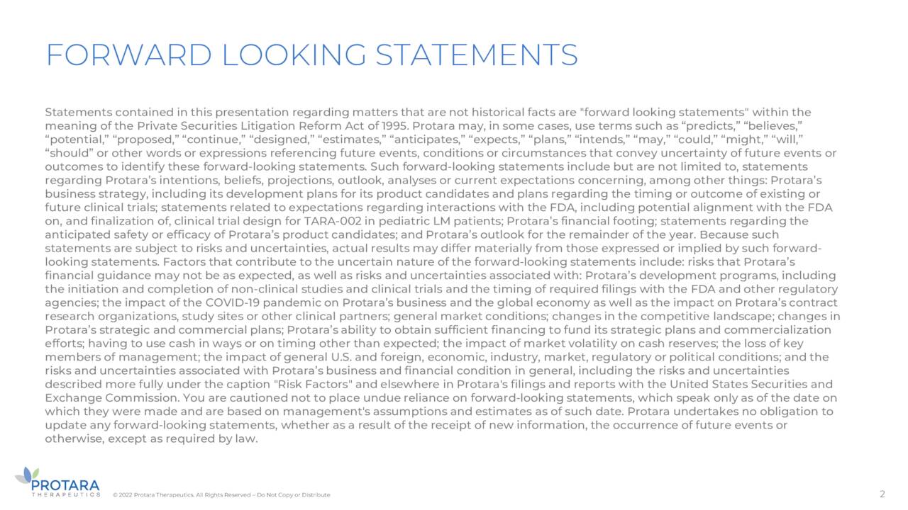 Protara Therapeutics (TARA) Investor Presentation - Slideshow (NASDAQ ...