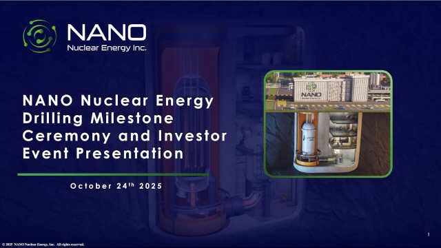 NANO Nuclear Energy Inc. (NNE) Discusses Commencement of Micro Modular ...