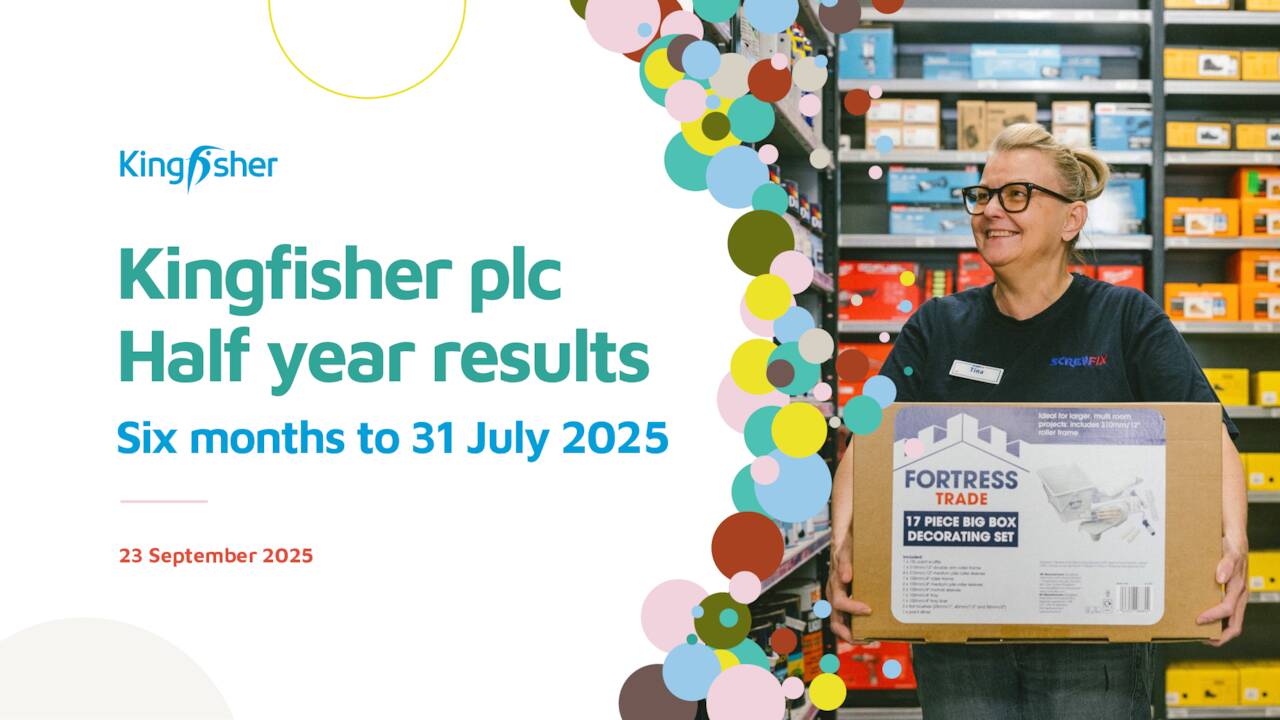 Kingfisher plc 2026 Q2 - Results - Earnings Call Presentation (OTCMKTS:KGFHY) 2025-09-23 ...