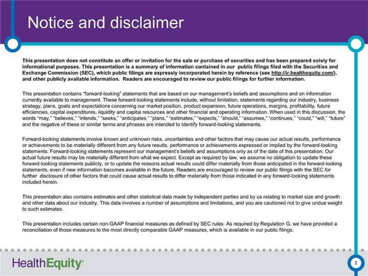 HealthEquity (HQY) Presents At Baird's 2017 Global Consumer, Technology ...