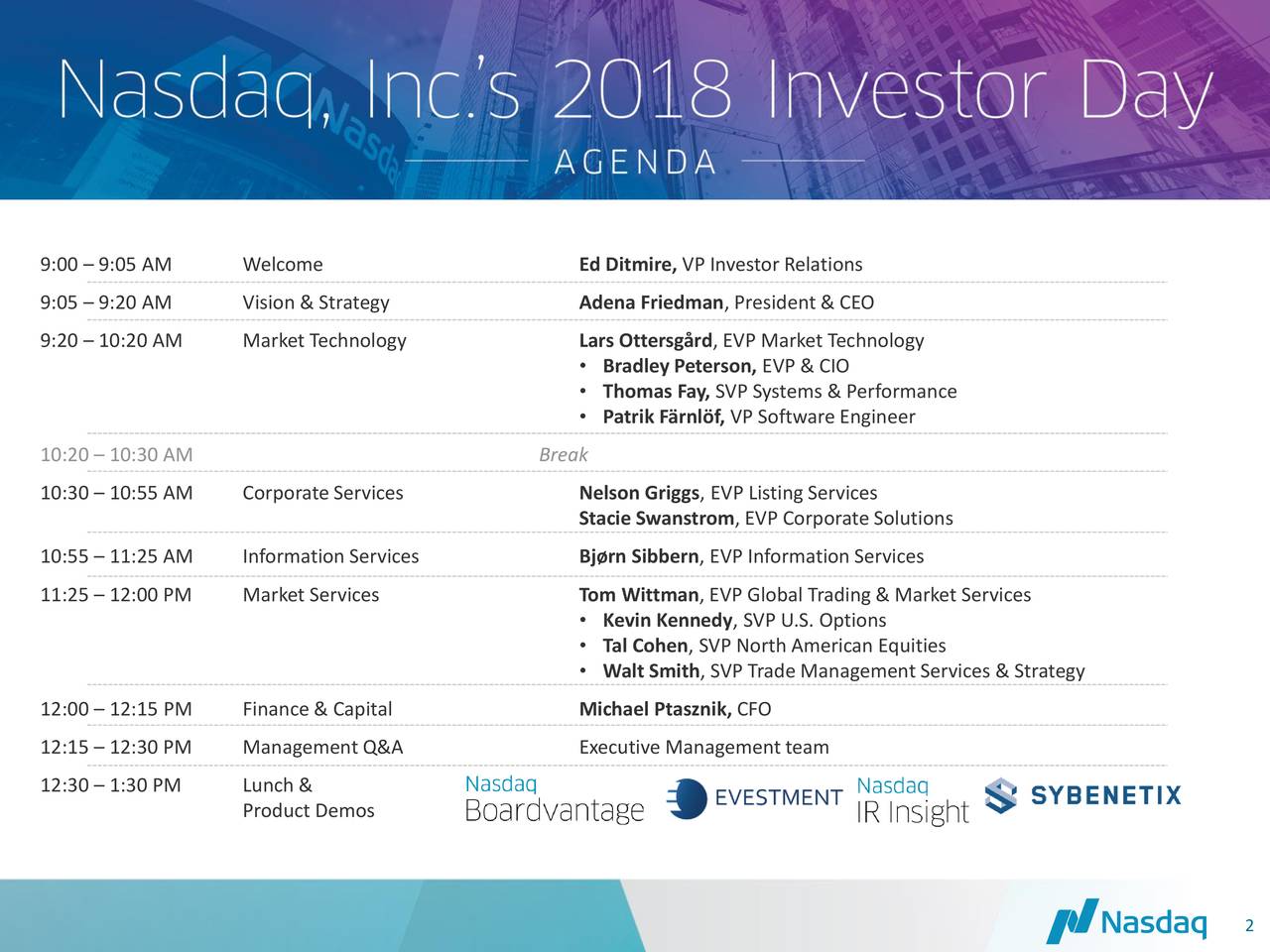 NASDAQ (NDAQ) Investor Presentation - Slideshow (NASDAQ:NDAQ) | Seeking ...