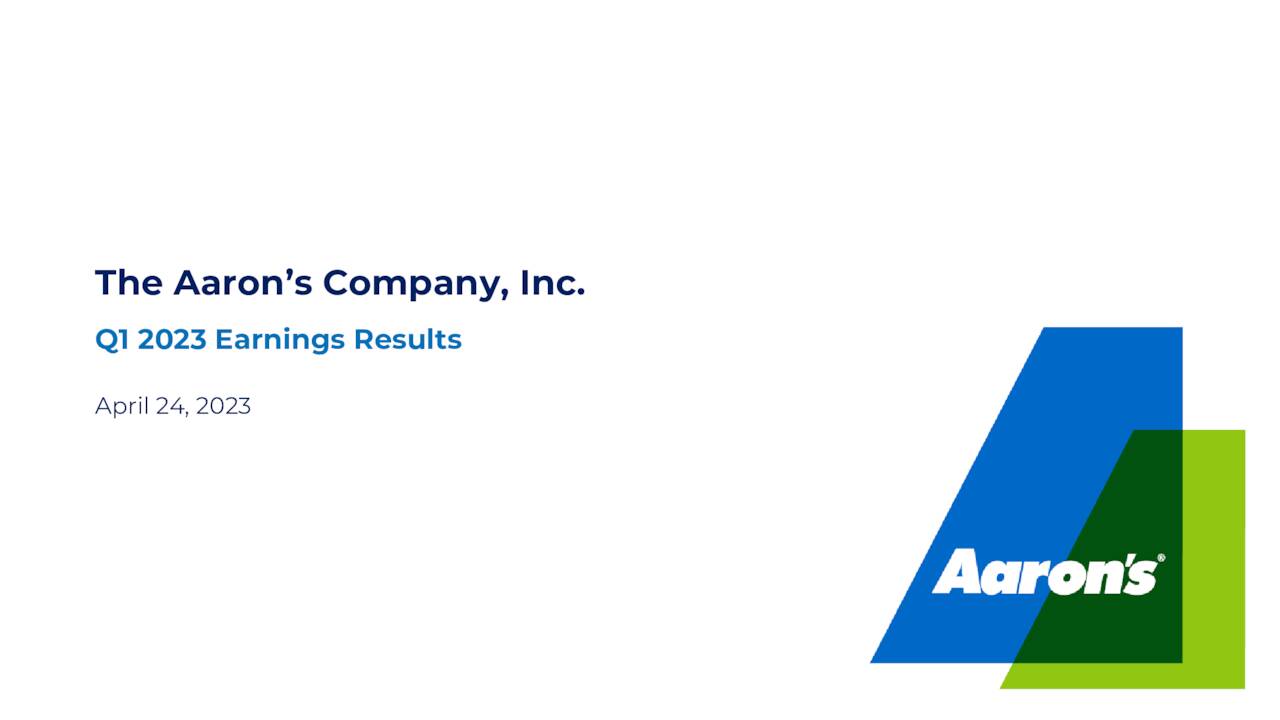 The Aaron's Company, Inc. 2023 Q1 - Results - Earnings Call ...