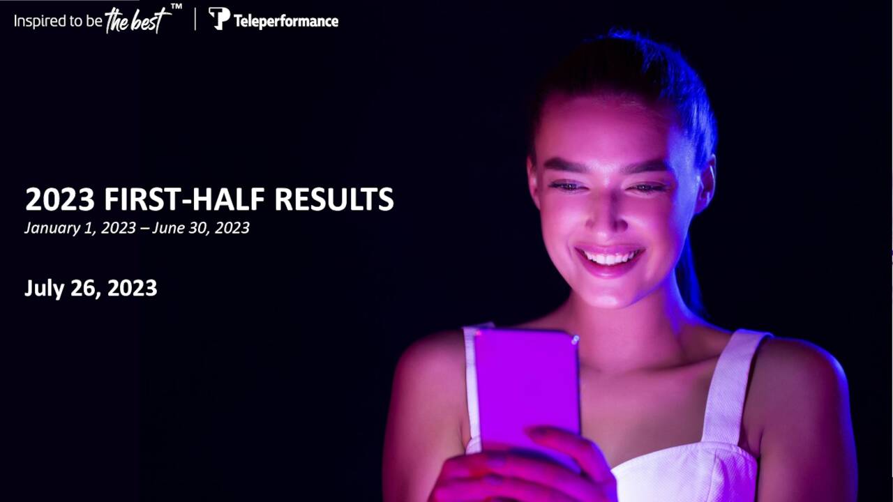 Teleperformance SE 2023 Q2 - Results - Earnings Call Presentation ...