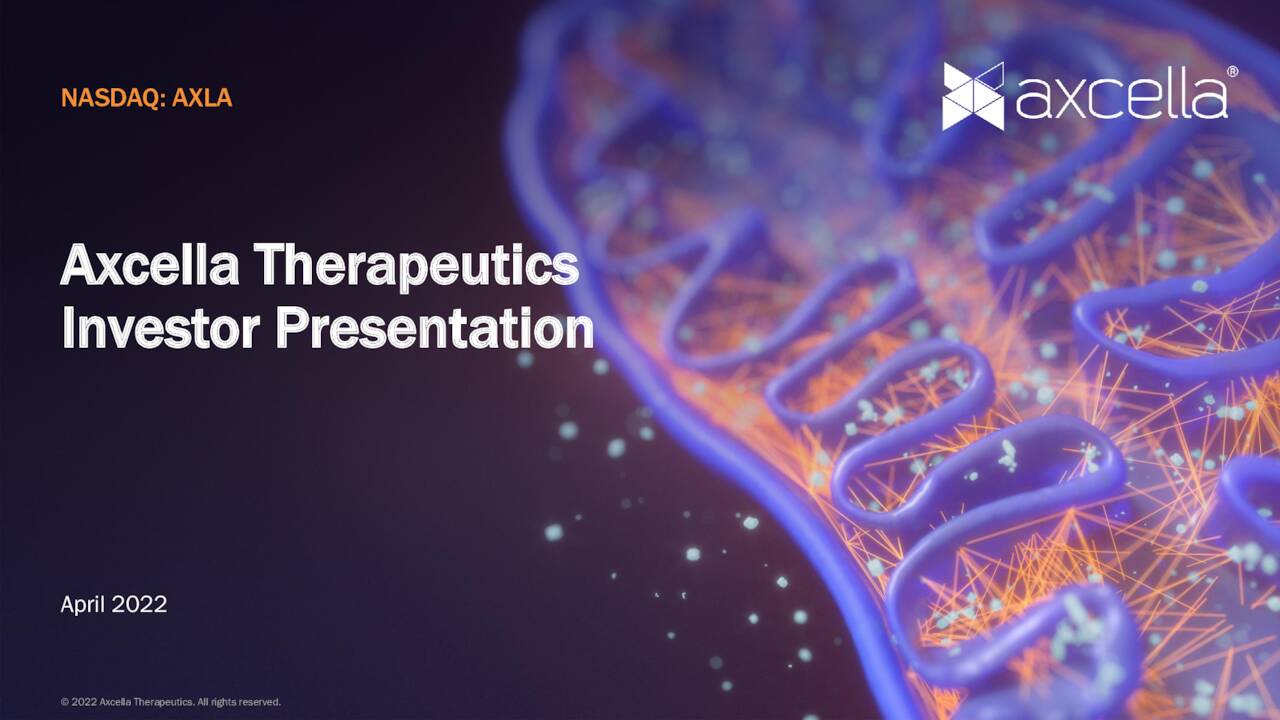 Axcella Health (AXLA) Investor Presentation - Slideshow (OTCMKTS:AXLA ...