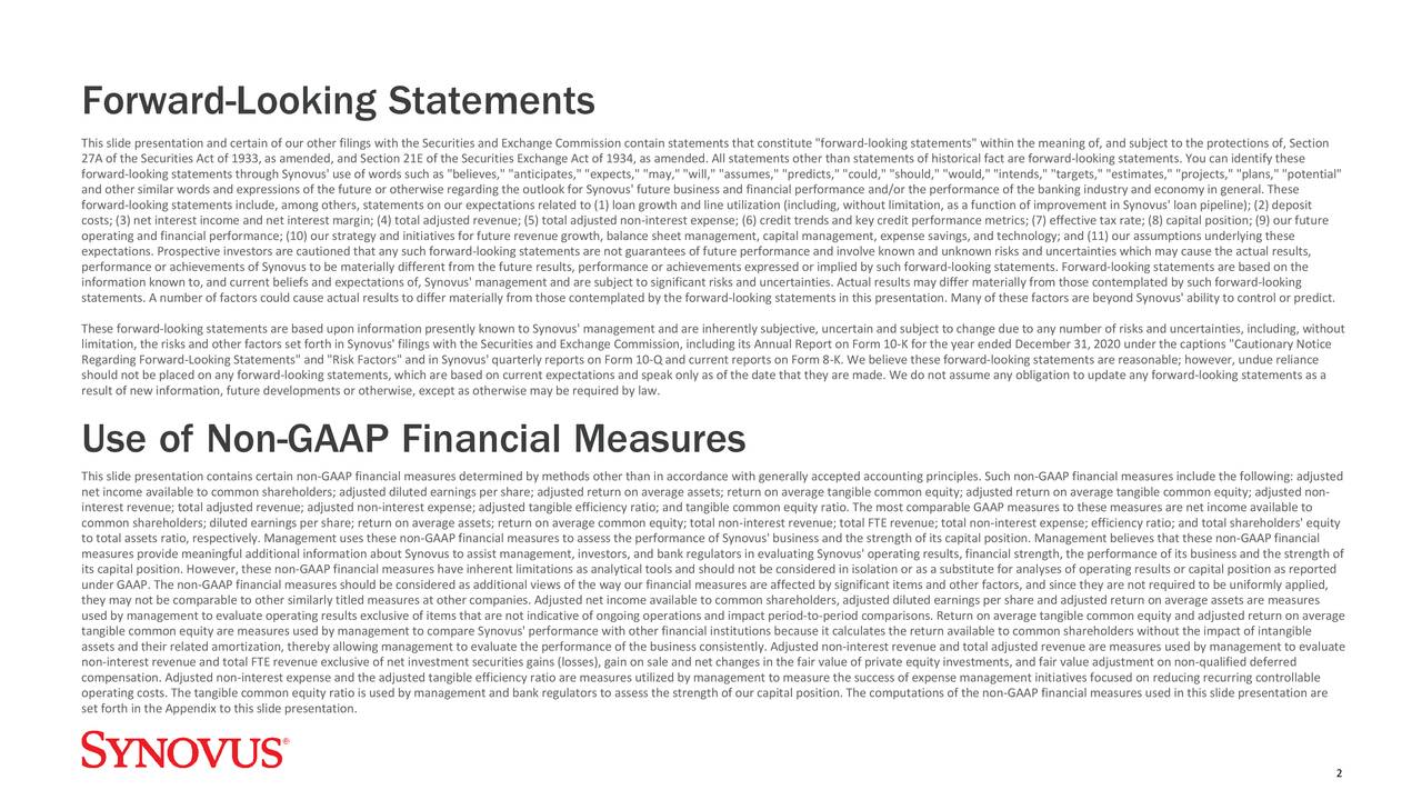 Synovus Financial Corp. 2021 Q2 - Results - Earnings Call Presentation ...