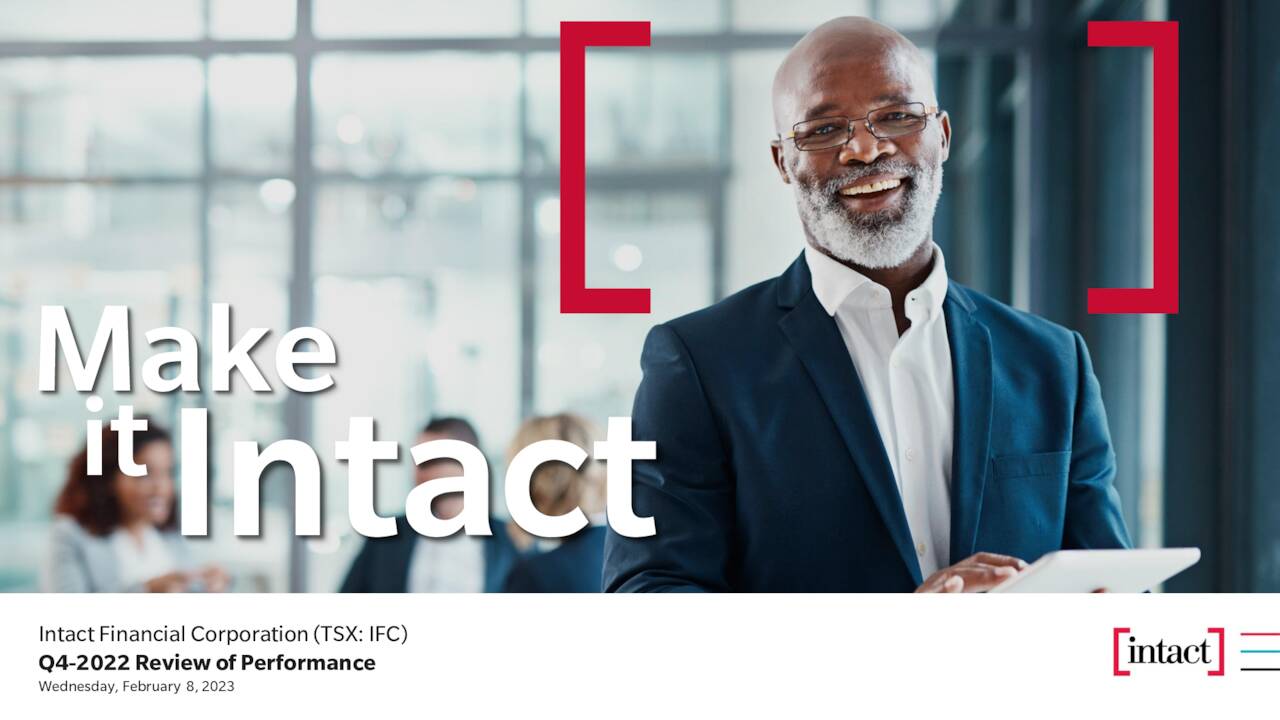 Intact Financial Corporation 2022 Q4 - Results - Earnings Call ...