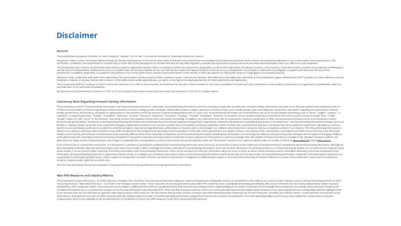 Docebo Inc. 2021 Q4 - Results - Earnings Call Presentation (NASDAQ:DCBO ...