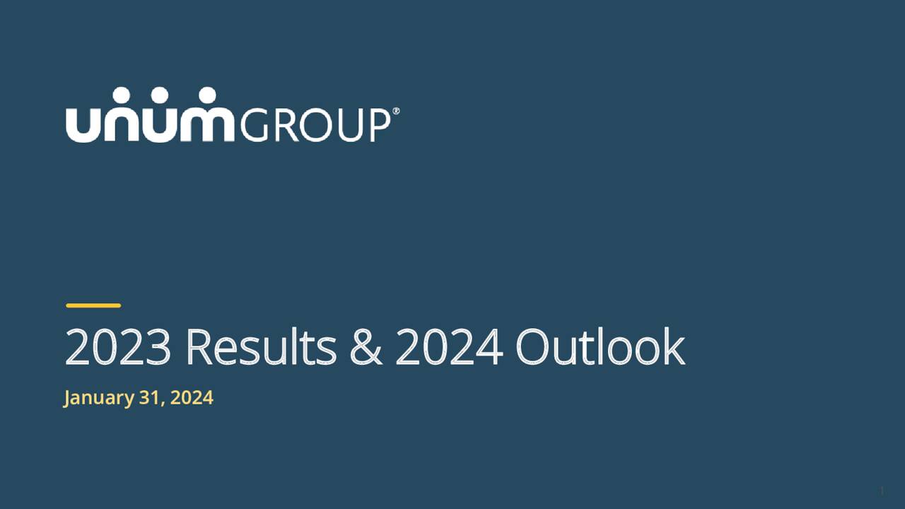 Unum Group 2023 Q4 - Results - Earnings Call Presentation (NYSE:UNM ...