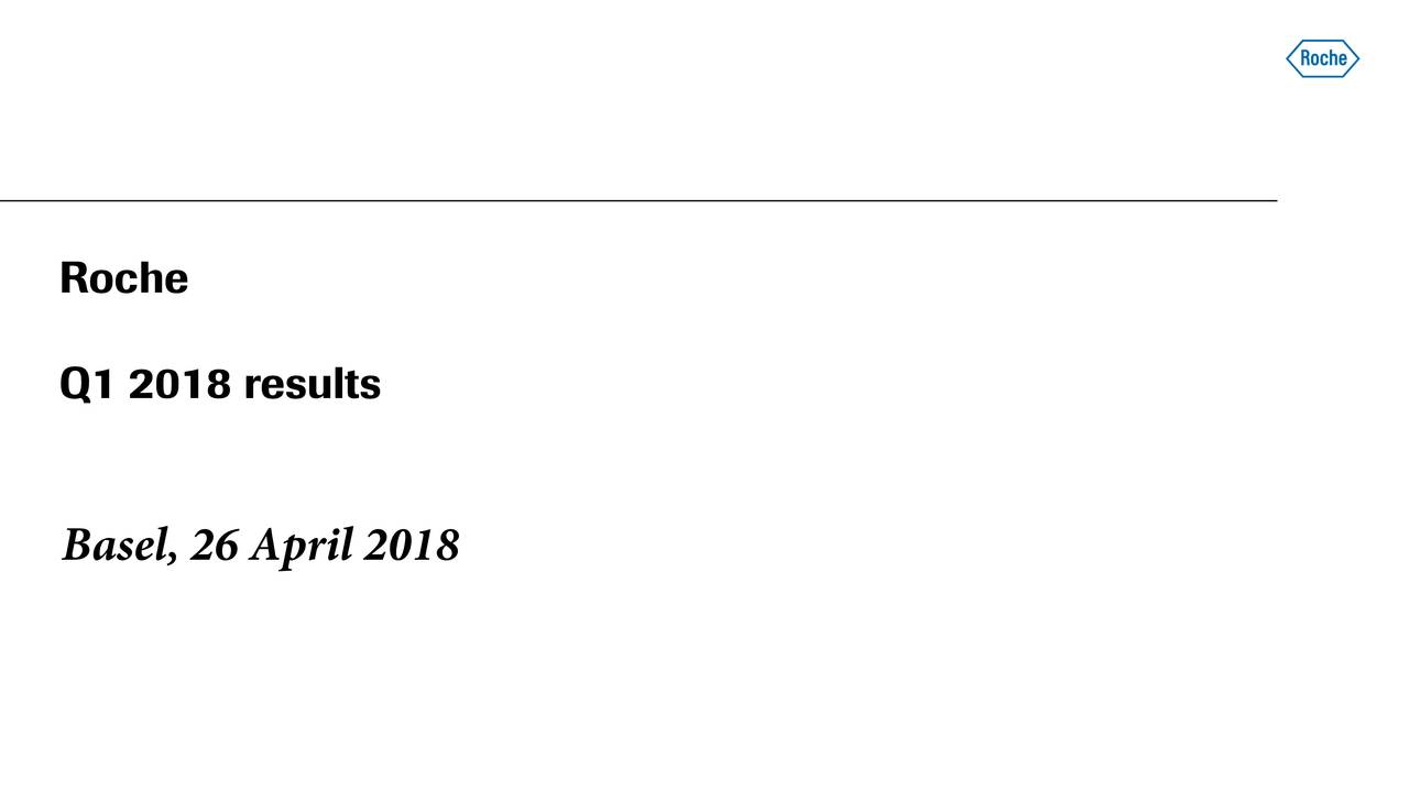 Roche Holding Ltd ADR 2018 Q1 - Results - Earnings Call Slides (OTCMKTS ...