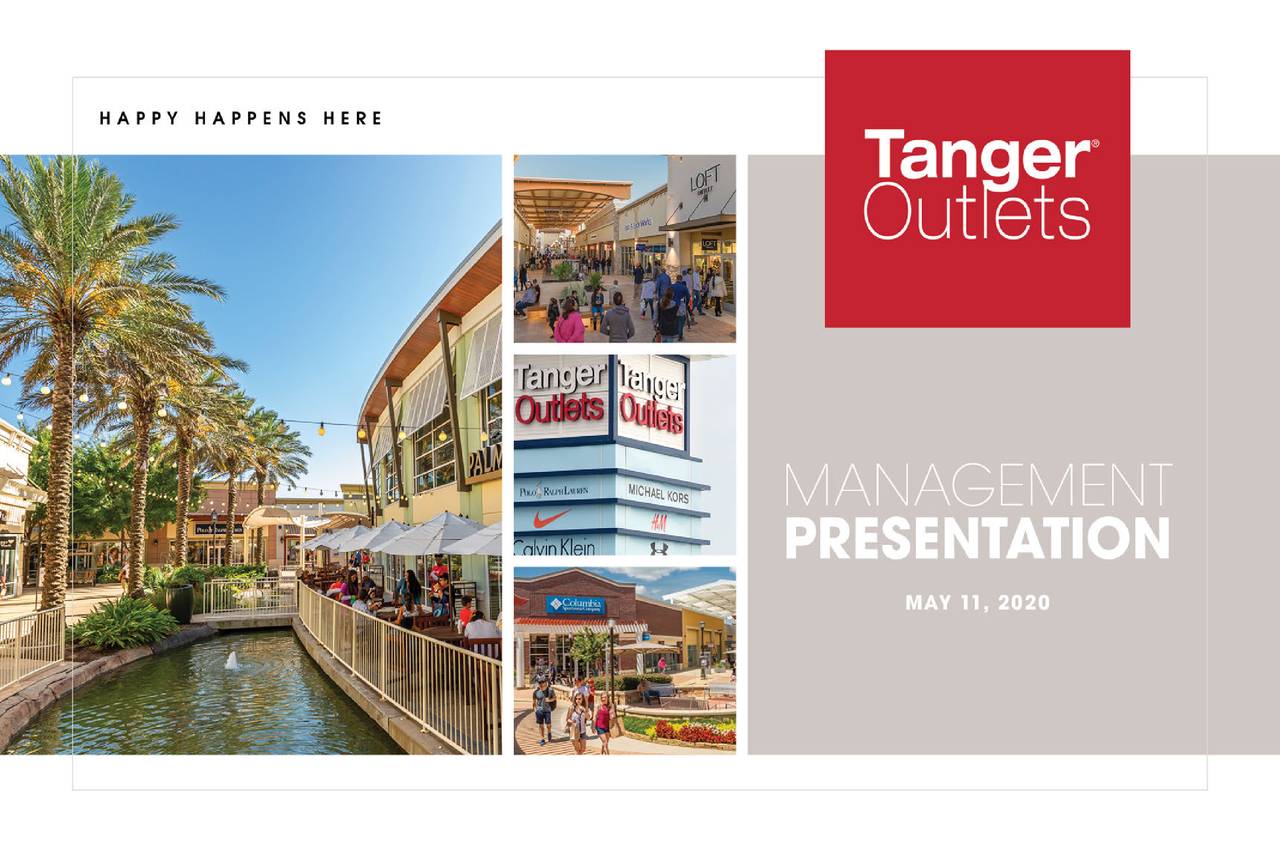 Tanger Factory Outlet Centers, Inc. 2020 Q1 - Results - Earnings Call ...