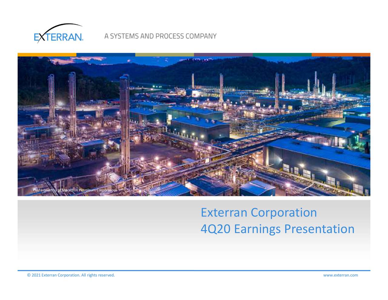Exterran Corporation 2020 Q4 - Results - Earnings Call Presentation ...