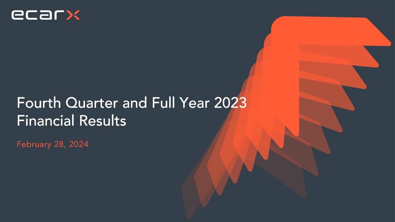 ECARX Holdings Inc. 2023 Q4 - Results - Earnings Call Presentation ...