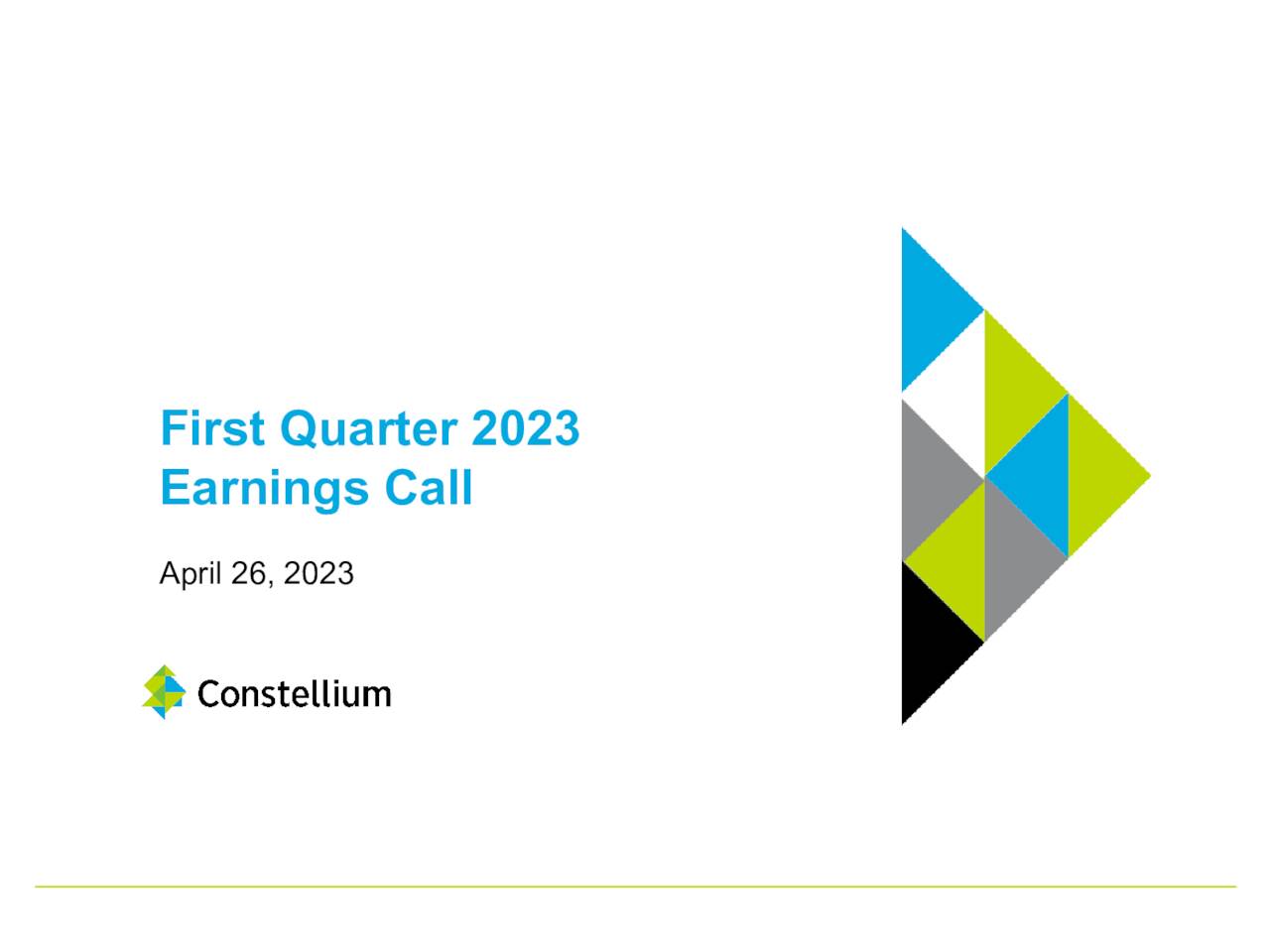 Constellium SE 2023 Q1 - Results - Earnings Call Presentation (NYSE ...