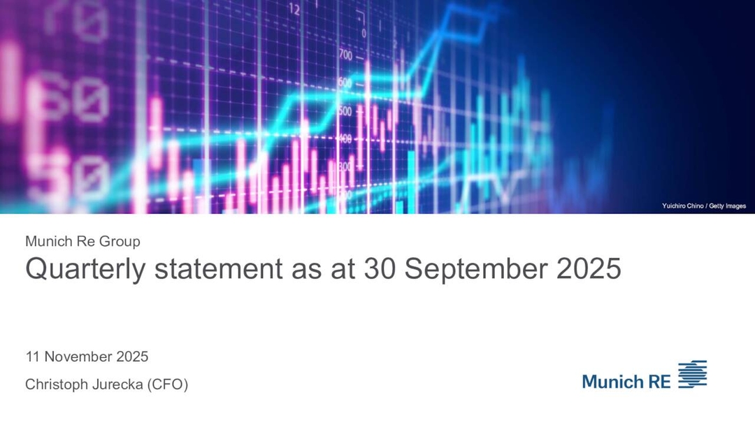 Münchener Rückversicherungs-Gesellschaft Aktiengesellschaft in München 2025 Q3 - Results ...