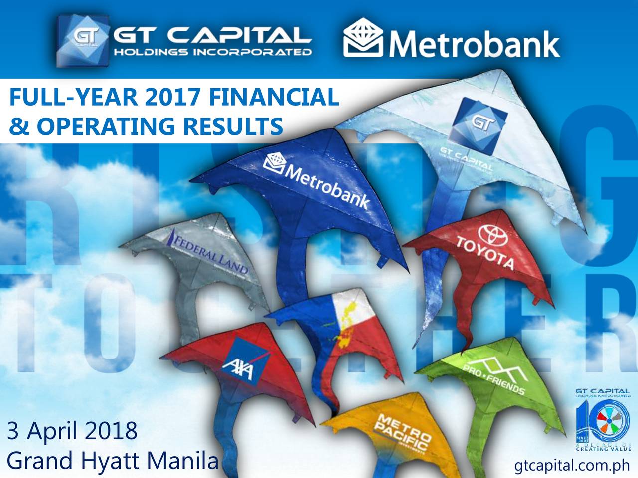 Gt Capital Holdings Inc Adr 2017 Q4 Results Earnings Call Slides Otcmktsgtcxy Defunct