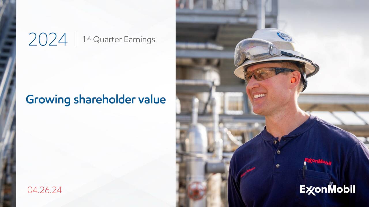 Exxon Mobil Corporation 2024 Q1 - Results - Earnings Call Presentation ...