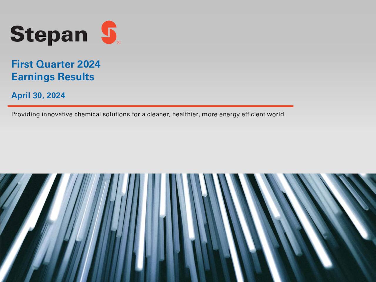 Stepan Company 2024 Q1 - Results - Earnings Call Presentation (NYSE:SCL) | Seeking Alpha