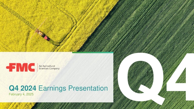 FMC Corporation 2024 Q4 - Results - Earnings Call Presentation (NYSE:FMC) 2025-02-04 | Seeking Alpha