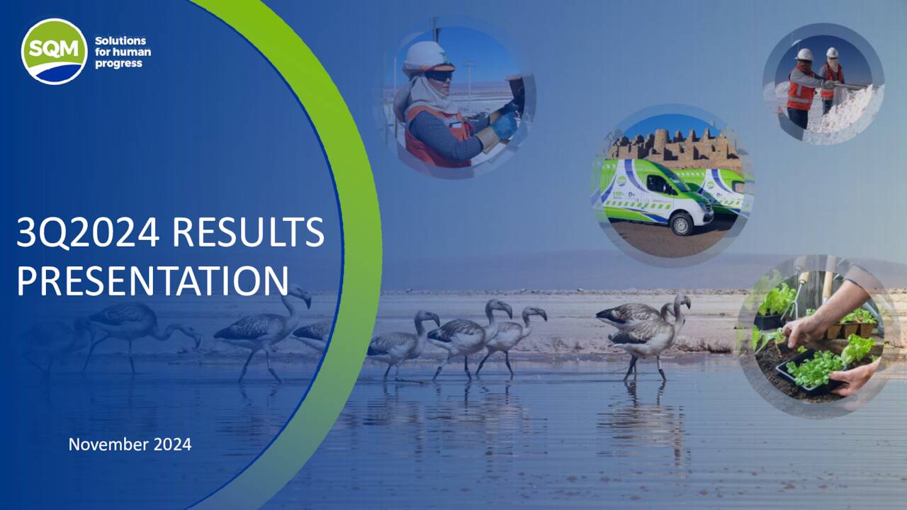 Sociedad Química y Minera de Chile S.A. 2024 Q3 - Results - Earnings Call Presentation (NYSE:SQM ...