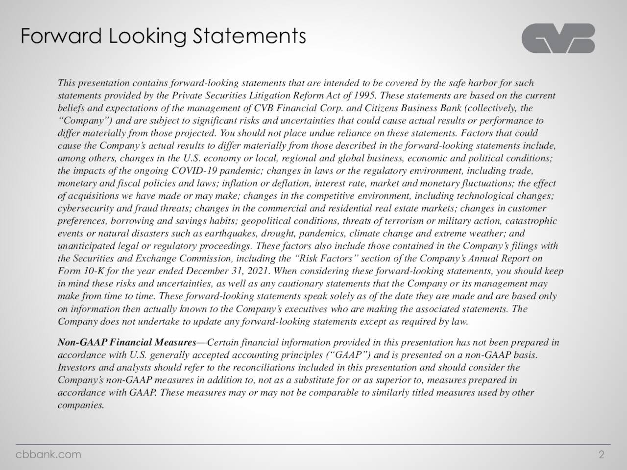 CVB Financial (CVBF) Investor Presentation - Slideshow (NASDAQ:CVBF ...