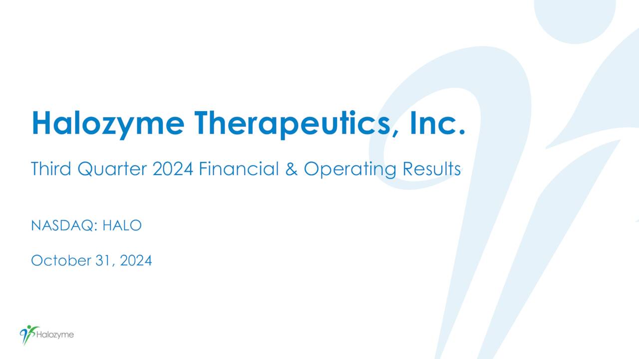 Halozyme Therapeutics, Inc. 2024 Q3 - Results - Earnings Call ...