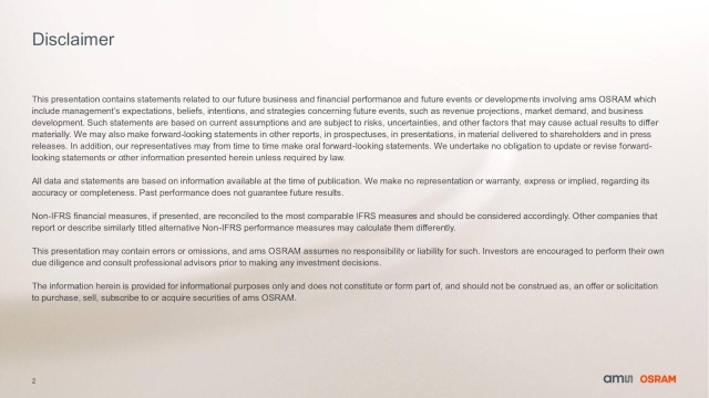 ams-OSRAM AG 2026 Q1 - Results - Earnings Call Presentation (OTCMKTS ...
