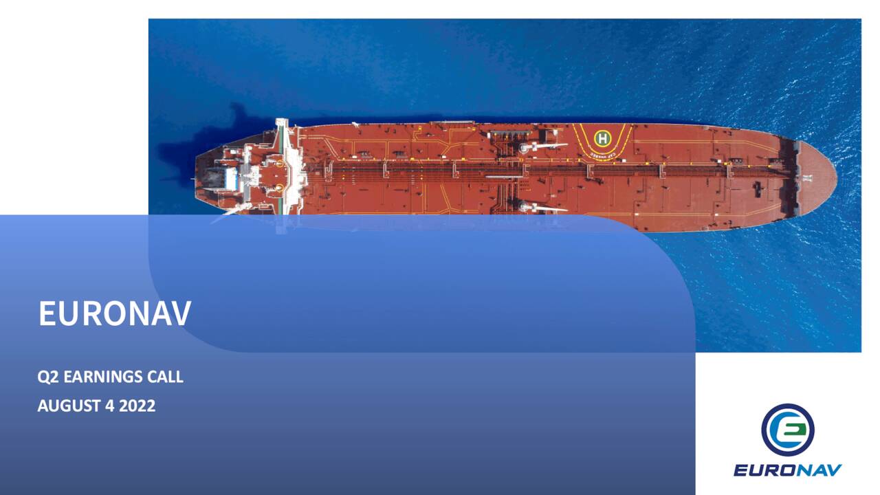 Euronav NV 2022 Q2 - Results - Earnings Call Presentation (NYSE:CMBT ...