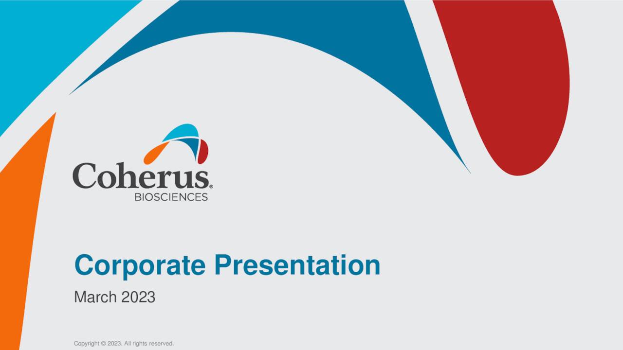 Coherus BioSciences (CHRS) Investor Presentation - Slideshow (NASDAQ ...
