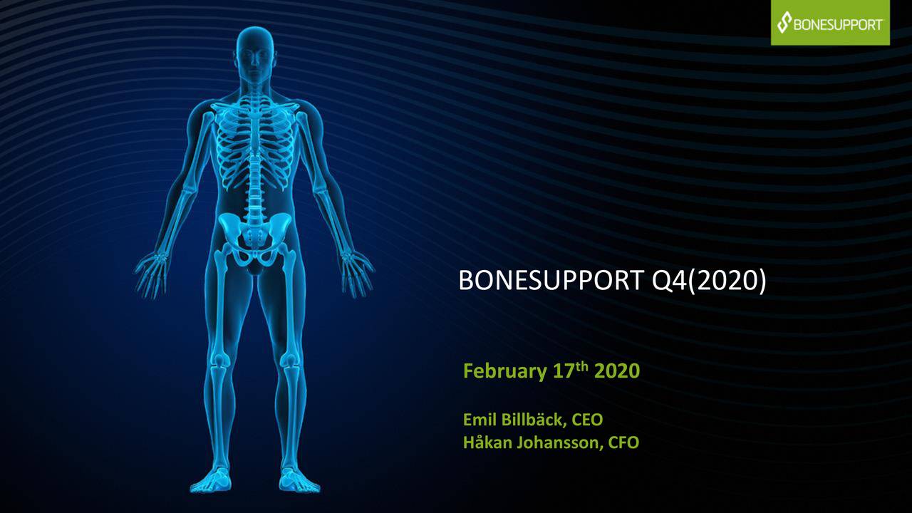 Bonesupport Holding AB (publ) 2020 Q4 - Results - Earnings Call ...