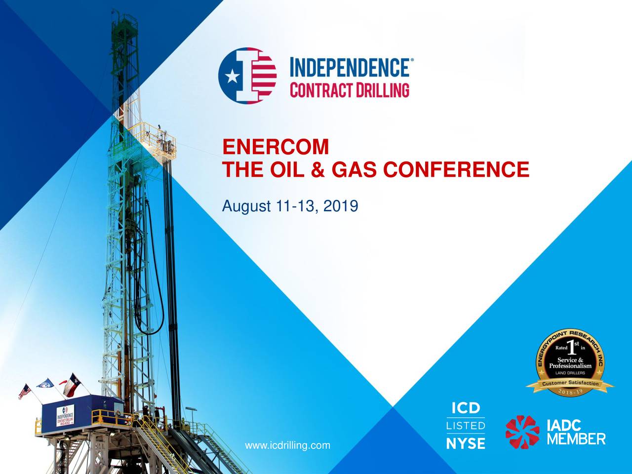 Independence Contract Drilling (ICD) Presents At EnerCom Oil & Gas ...