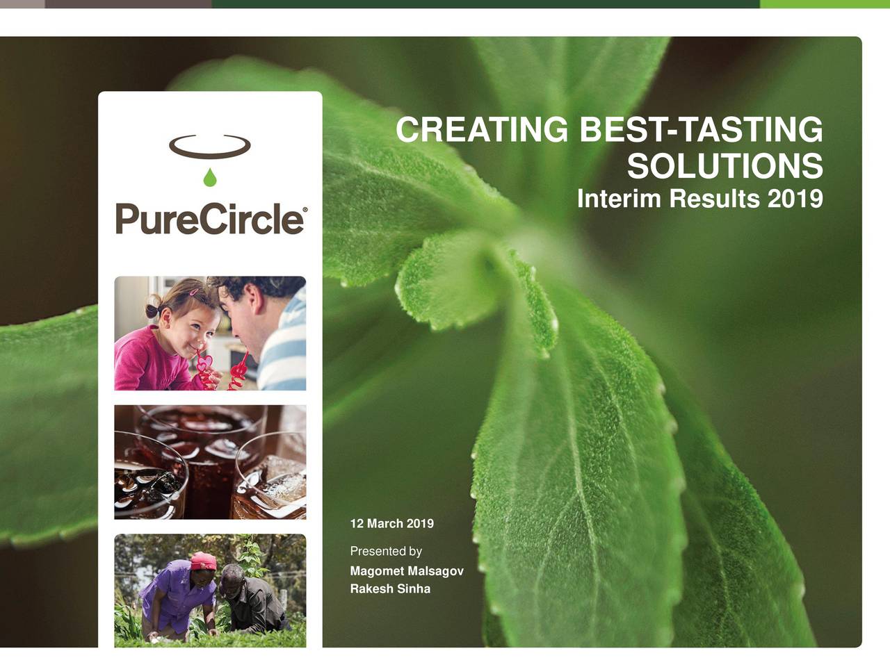 PureCircle Limited 2019 Q2 - Results - Earnings Call Slides (OTCMKTS ...