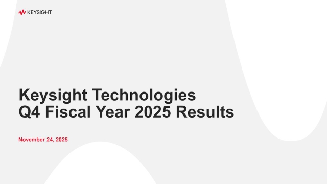 Keysight Technologies, Inc. 2025 Q4 - Results - Earnings Call ...