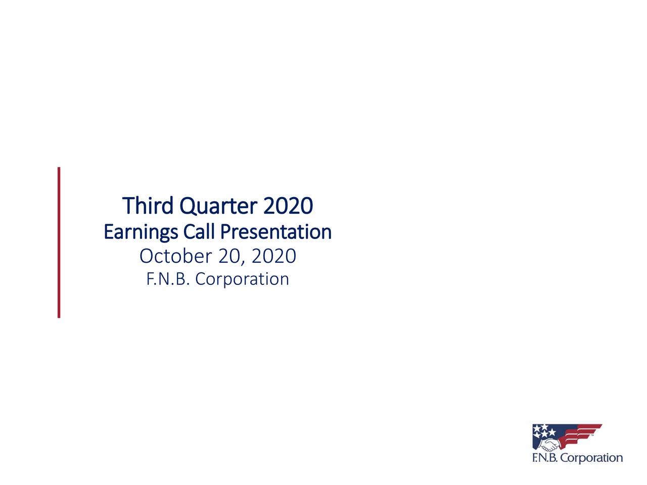 F.N.B. Corporation 2020 Q3 - Results - Earnings Call Presentation (NYSE ...