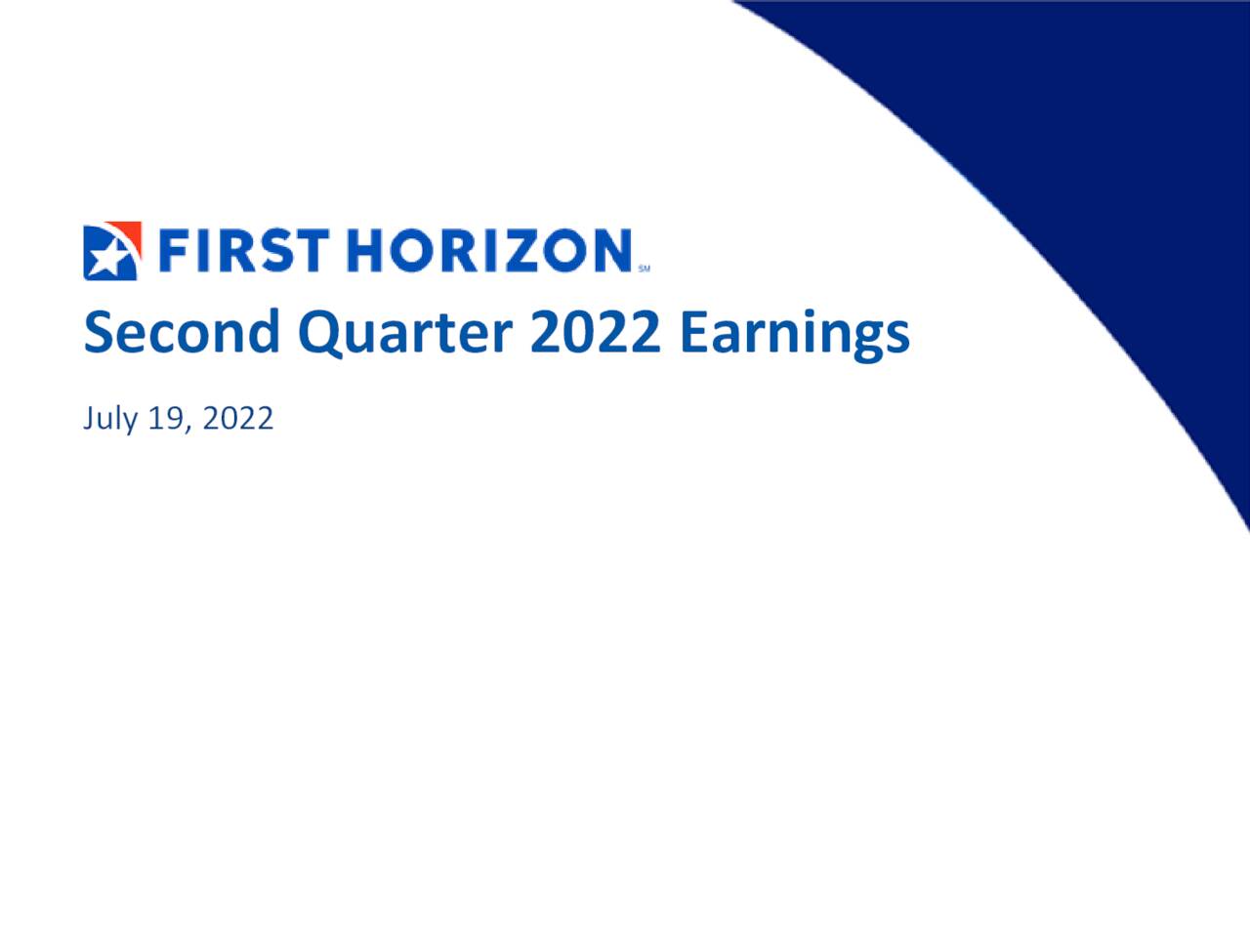 First Horizon Corporation 2022 Q2 - Results - Earnings Call ...