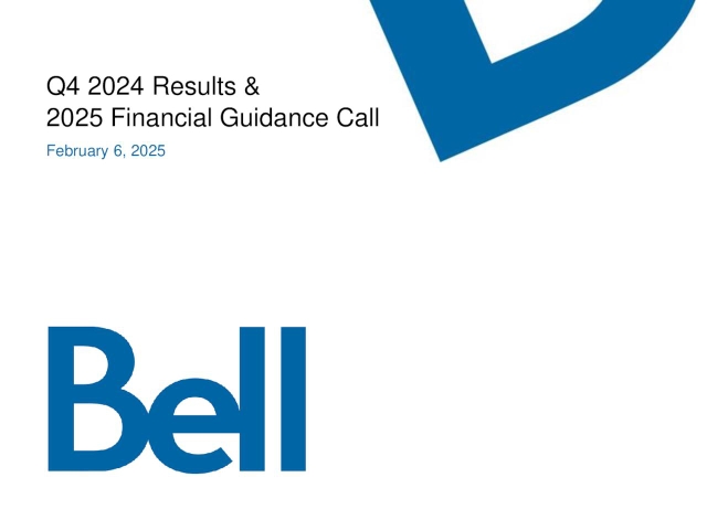 BCE Inc. 2024 Q4 - Results - Earnings Call Presentation (NYSE:BCE) 2025-02-06 | Seeking Alpha