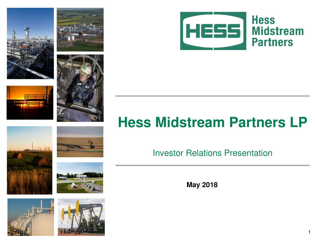 Hess Midstream Partners (HESM) Presents At Oil & Gas Corporate Access ...