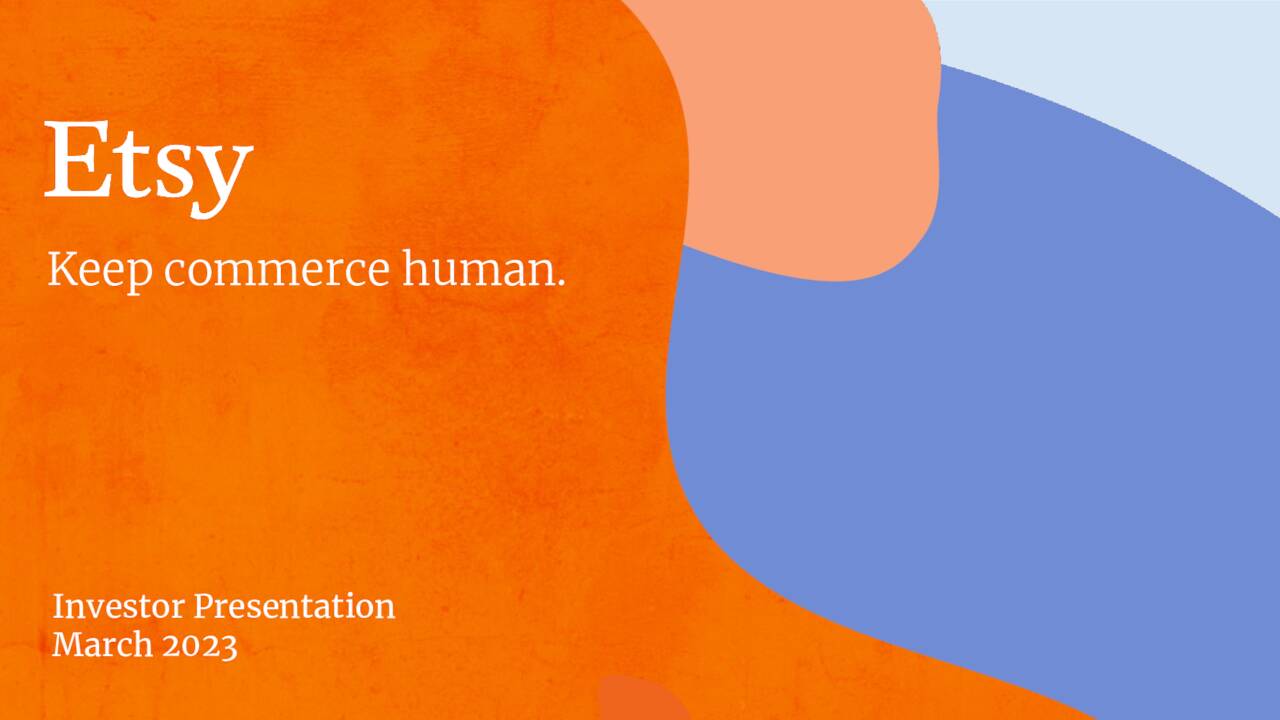 Etsy (ETSY) Investor Presentation _ Slideshow (NASDAQ:ETSY) | Seeking Alpha