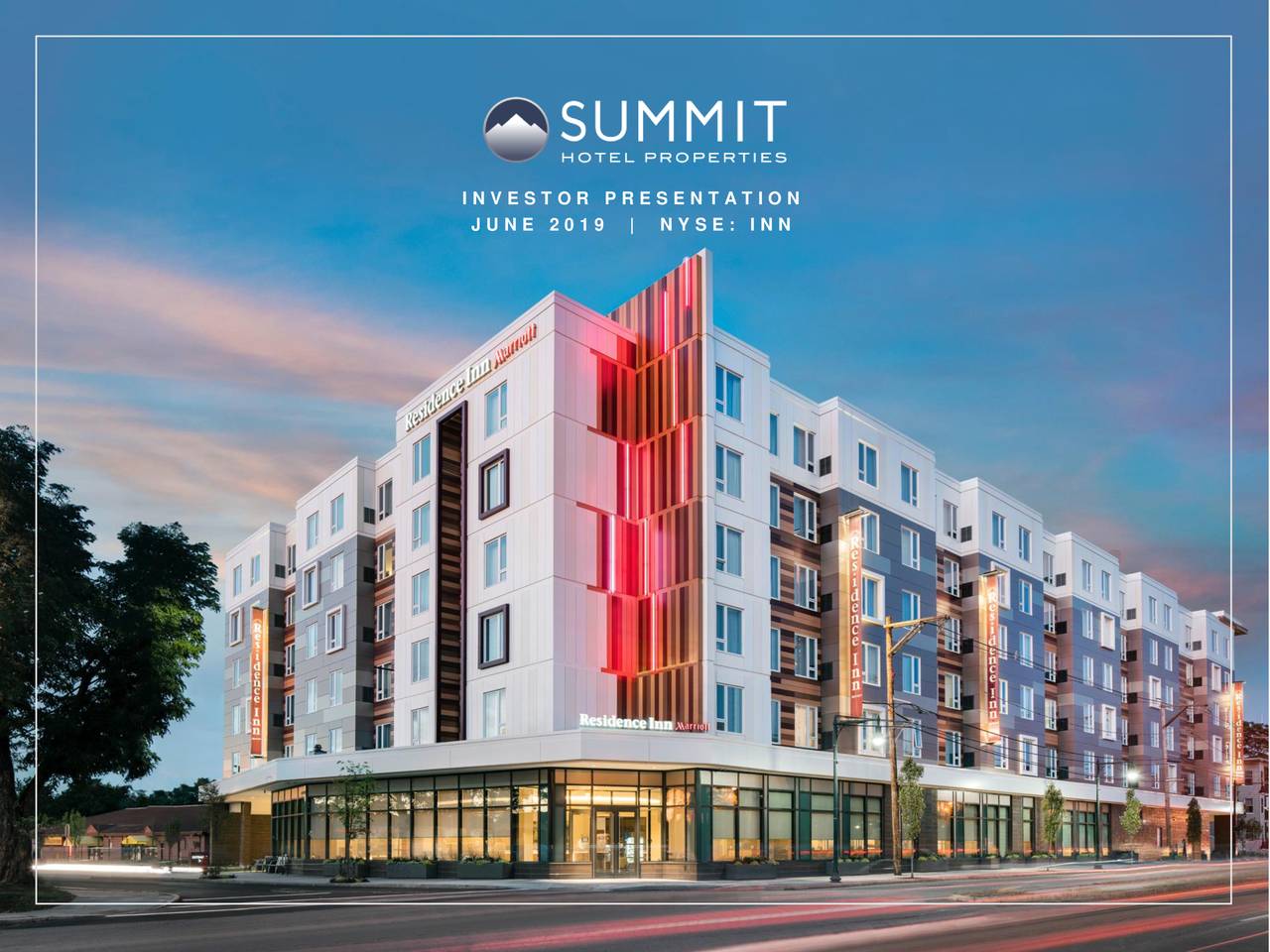 Summit Hotel Properties (INN) Investor Presentation - Slideshow (NYSE ...