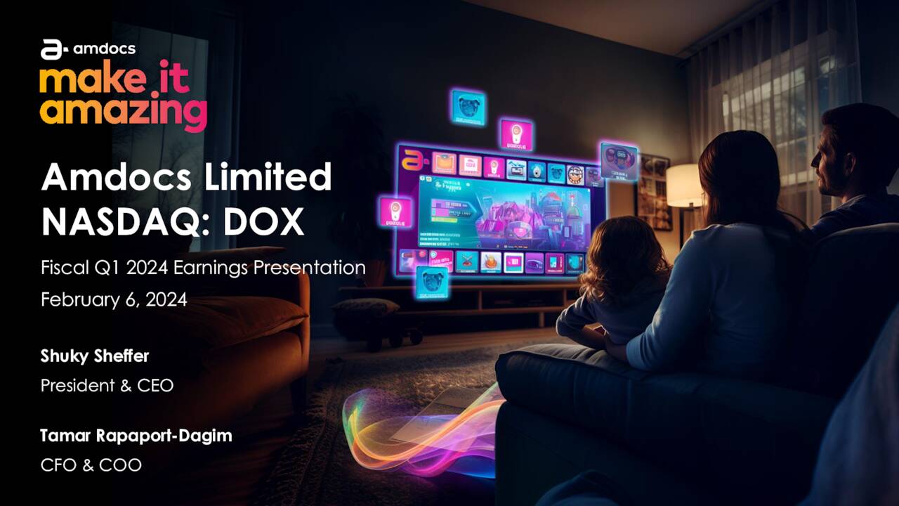 Amdocs Limited 2024 Q1 - Results - Earnings Call Presentation (NASDAQ ...