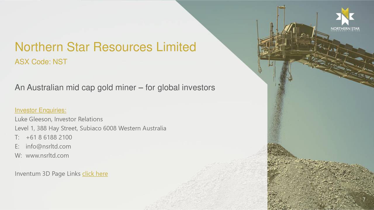 Northern Star Resources Limited 2020 Q1 - Results - Earnings Call ...