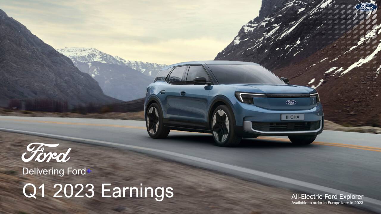 Ford Motor Company 2023 Q1 - Results - Earnings Call Presentation (NYSE ...