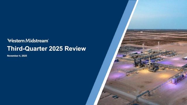 Western Midstream Partners, LP Common Units 2025 Q3 - Results ...