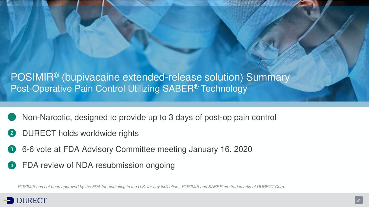 DURECT (DRRX) Investor Presentation - Slideshow (NASDAQ:DRRX) | Seeking ...