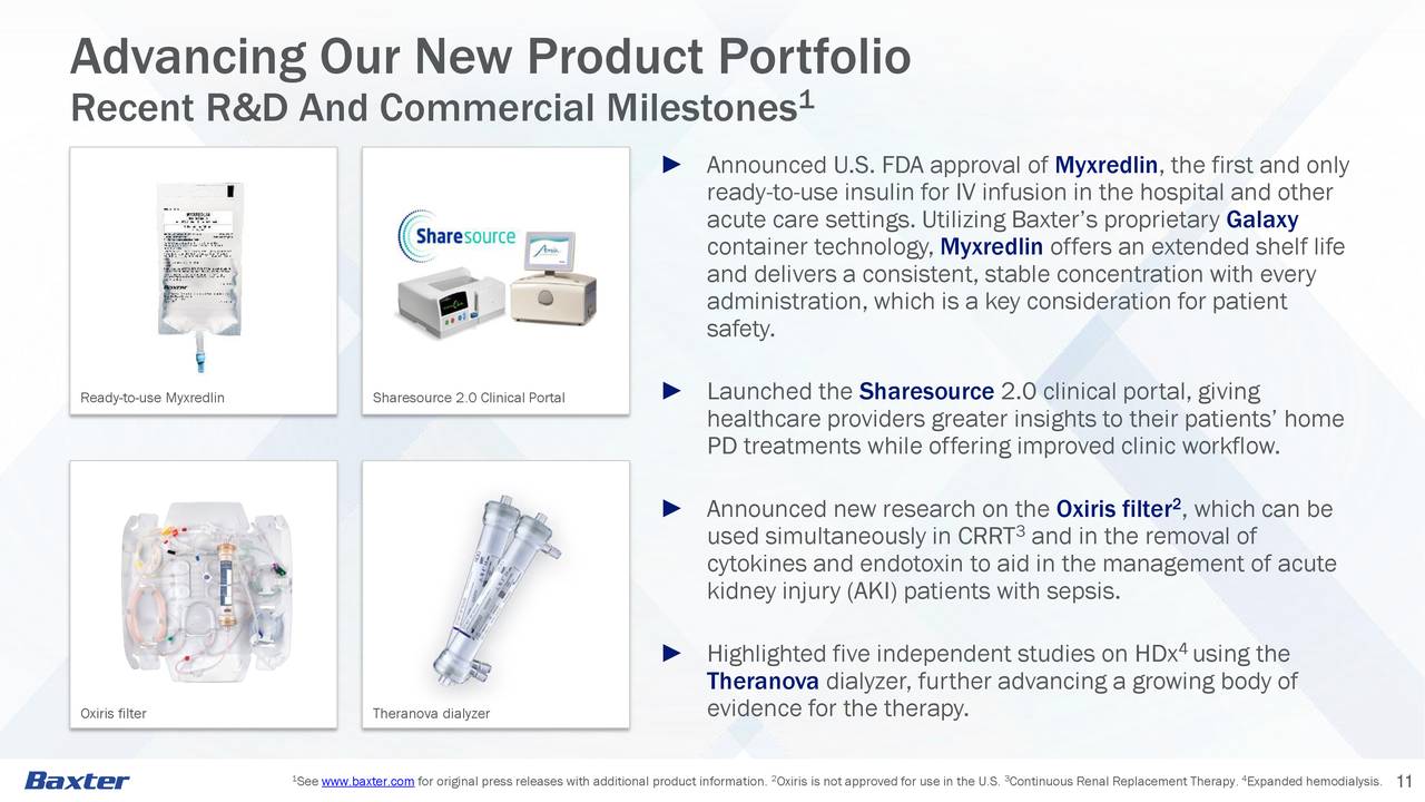 Baxter International Inc. 2019 Q2 - Results - Earnings Call Slides ...