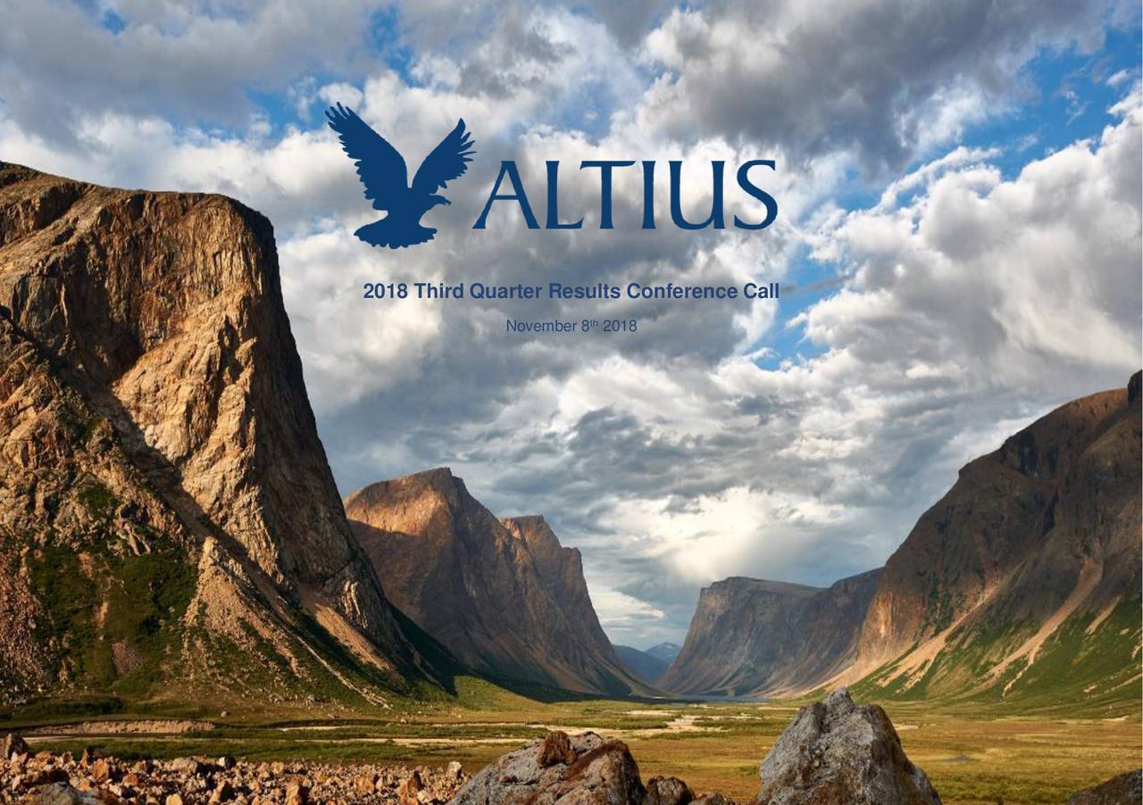 Altius Minerals Corp. 2018 Q3 - Results - Earnings Call Slides (OTCMKTS ...